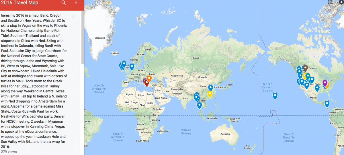 Annual Travel Maps - Noah.How